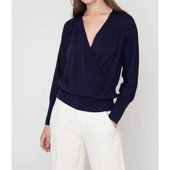 Kinross | Sweaters | New Kinross Long Sleeve Sweater In Navy | Poshmark